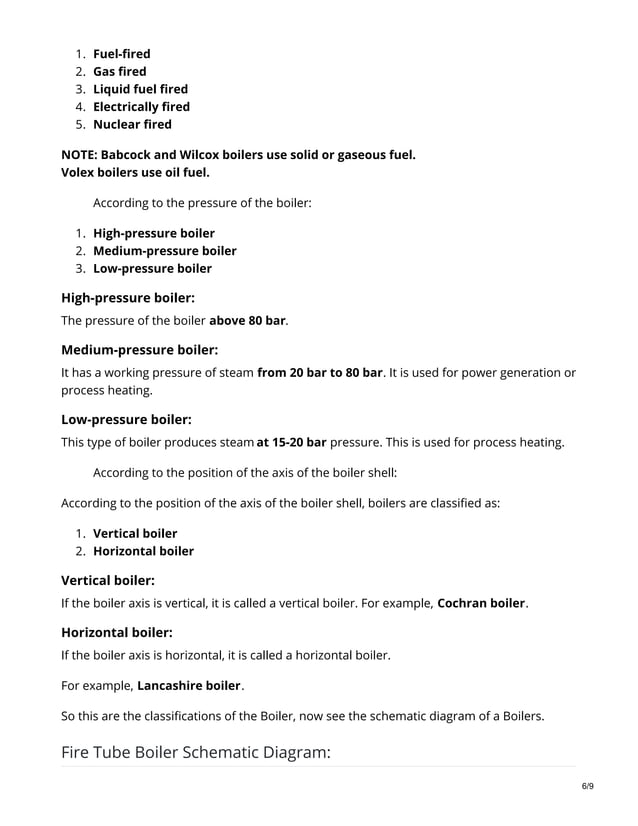 Boiler definition types applications necessity and fuel used with pdf ...
