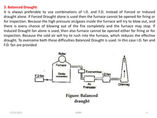 Boiler Draught (Types, construction and working) | PPTX