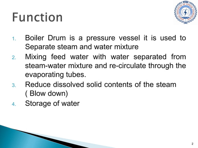 Boiler Drum And Its Internals | PPT | Chemistry | Science