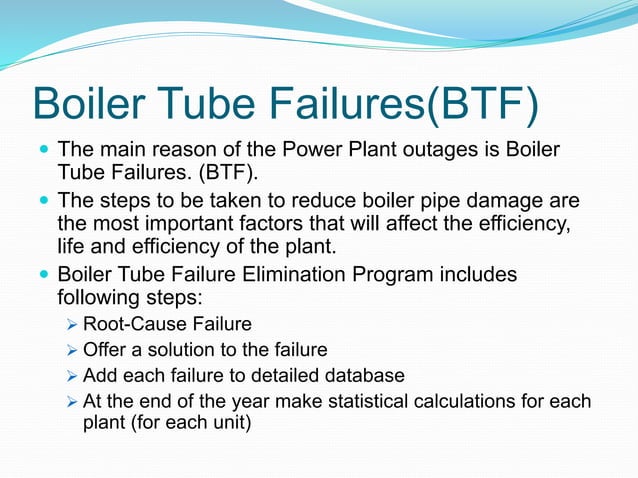Boiler failure elimination program | PPT