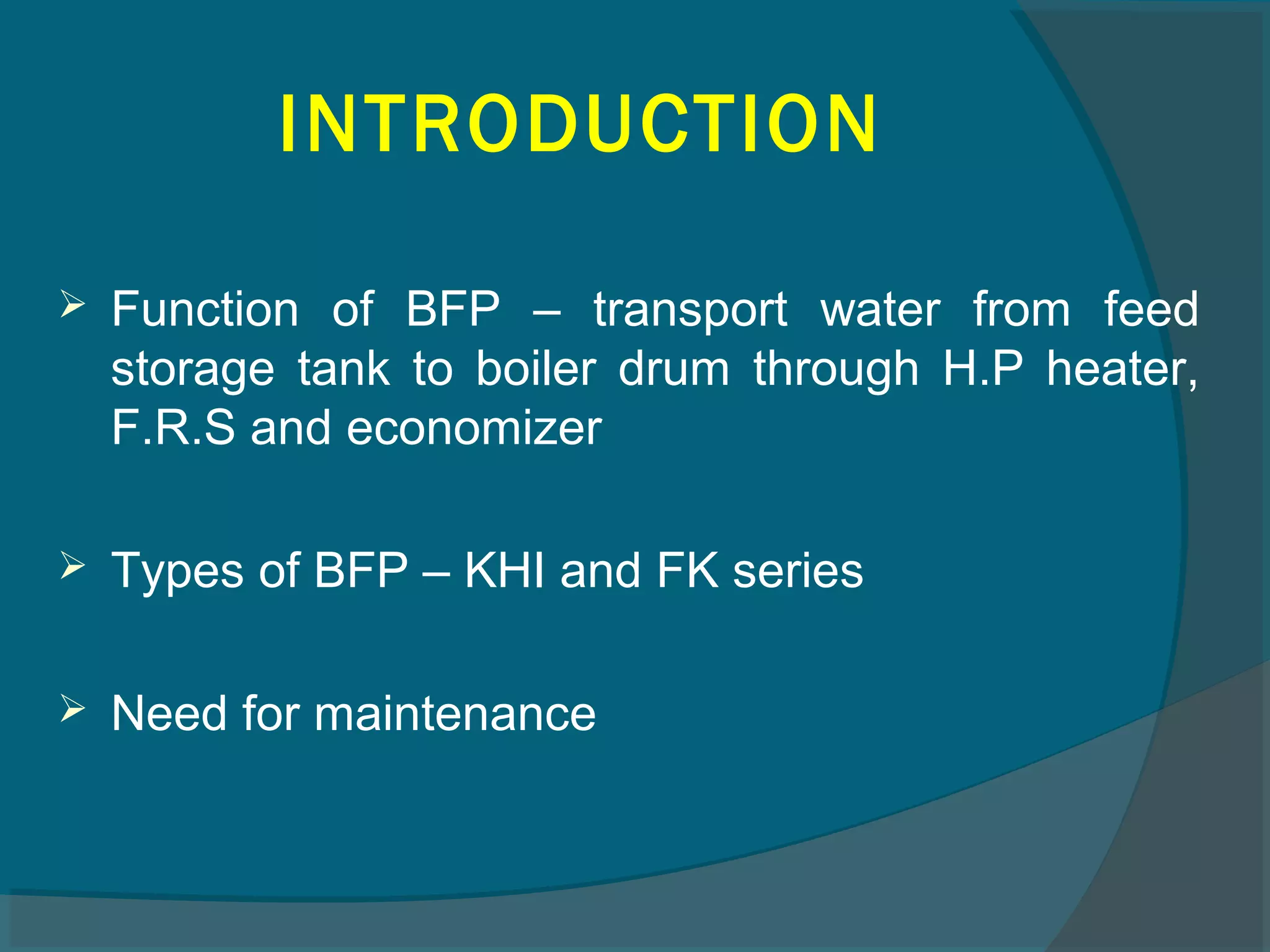 Power Plant Boiler feed pump | PPT