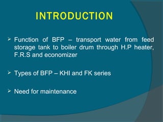 Power Plant Boiler feed pump | PPT