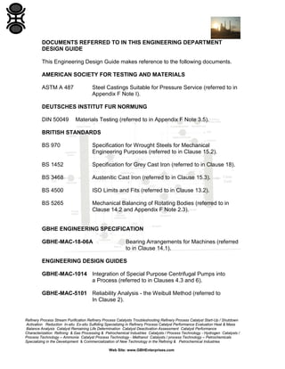 Boiler Feedwater Pumps | PDF