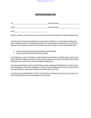 Boiler inspection study guide | PDF