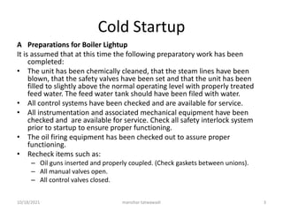 Boiler light up & loading | PPTX