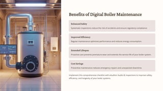 Boiler Maintenance Checklist with eAuditor Audits & Inspections | PDF