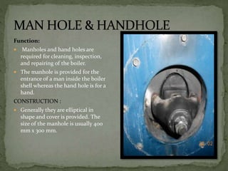 BOILER MOUNTING & ACCESSORIES PPT | PPTX