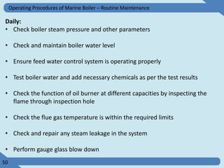 A Guide to Boiler Operation and Maintenance | PDF