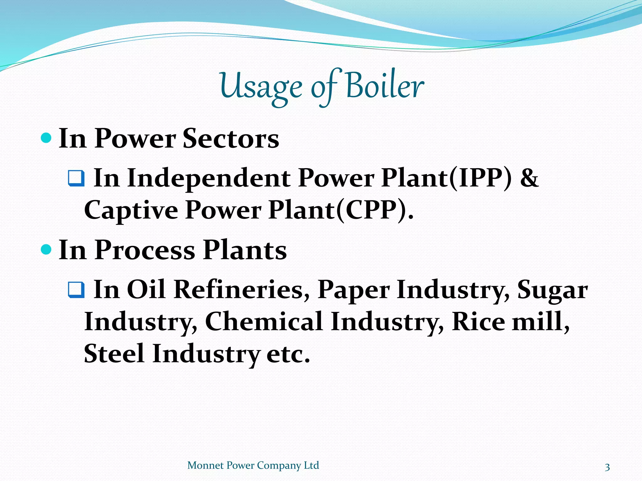 A Brief Introduction to Boilers | PPTX