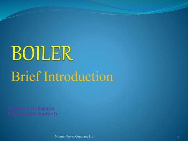 A Brief Introduction to Boilers | PPTX | Home Appliances | Home & Garden