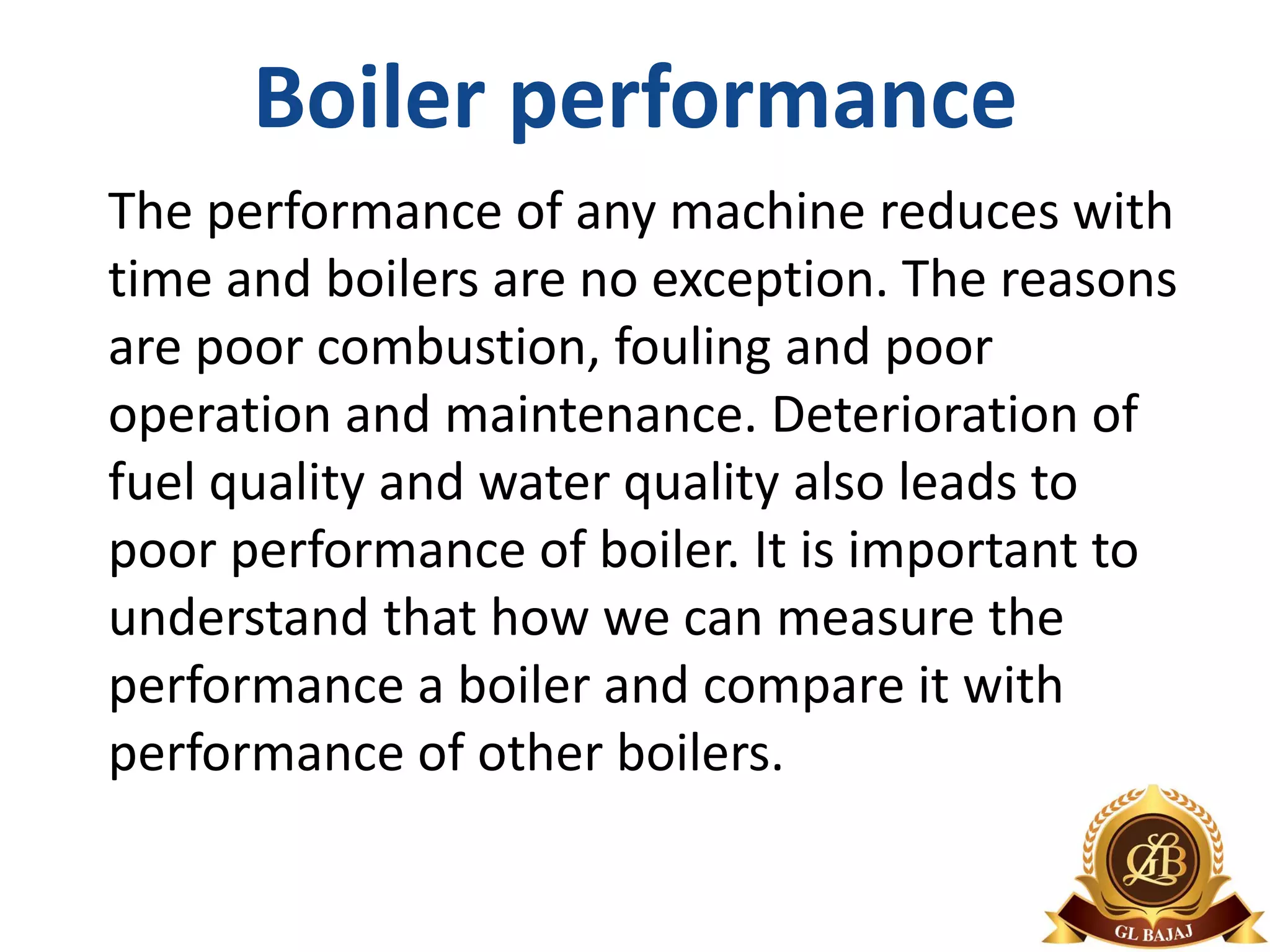 Boiler performance (Part 1) - Equivalent evaporation - Notes | PDF