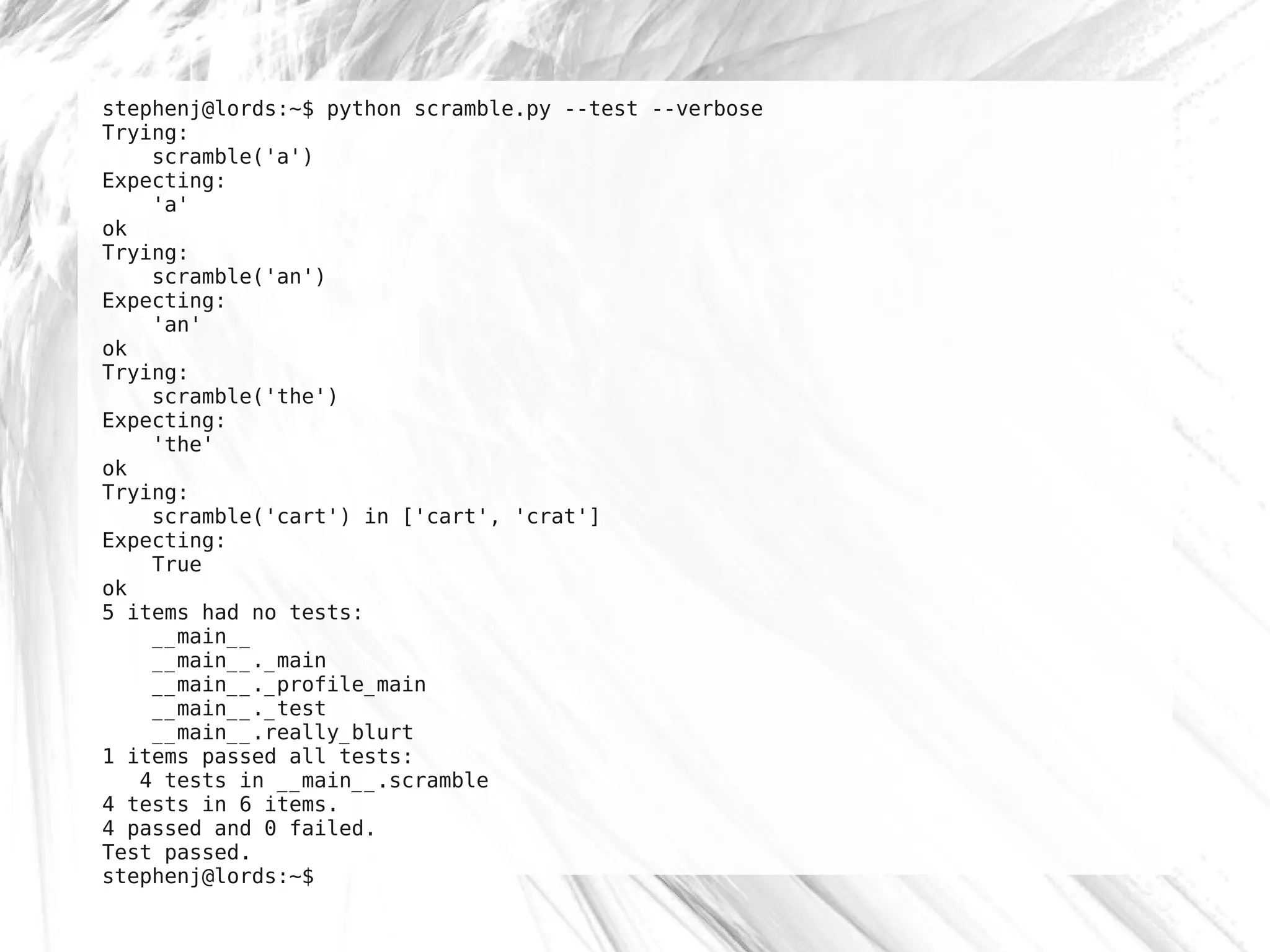 The bones of a nice Python script | PPT