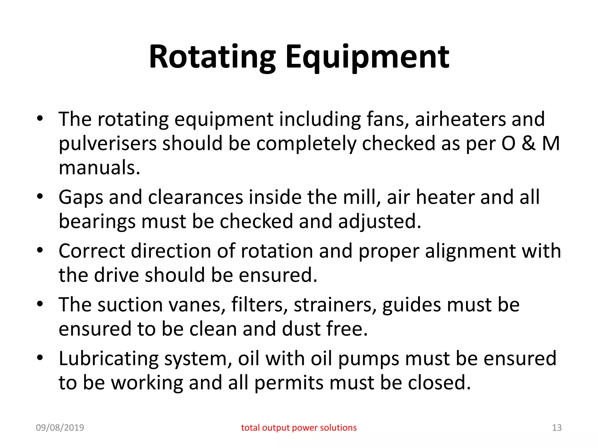 Boiler recommissioning procedure after capital overhaul | PDF
