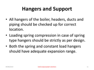 Boiler recommissioning procedure after capital overhaul | PDF