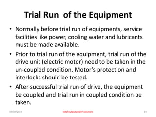 Boiler recommissioning procedure after capital overhaul | PDF