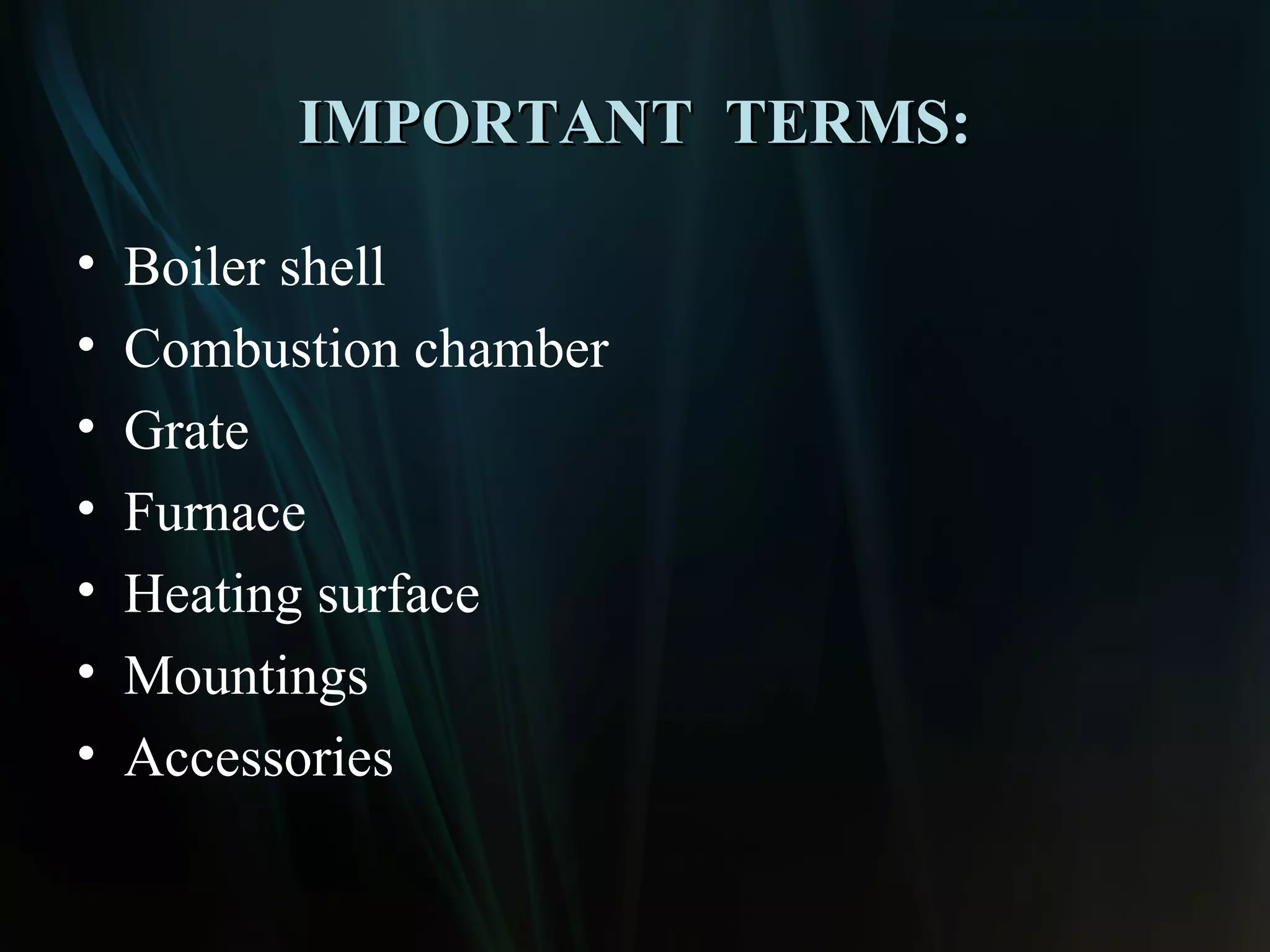 Boilers and its types & components | PPT