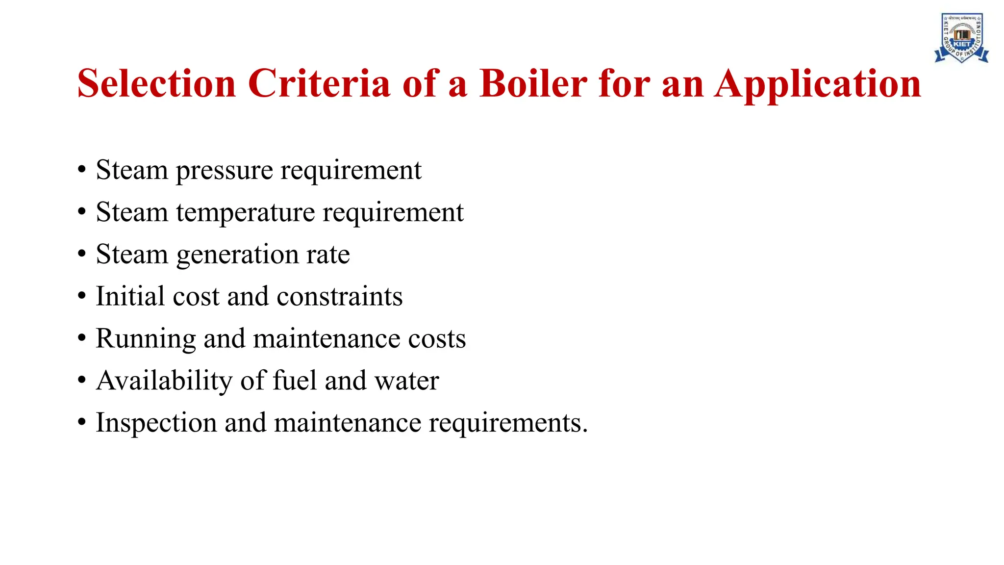 Boilers: classification, performance parameters, Draught and its calculations, | PPTX ...