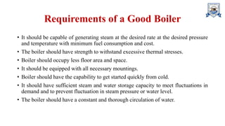 Boilers: classification, performance parameters, Draught and its ...