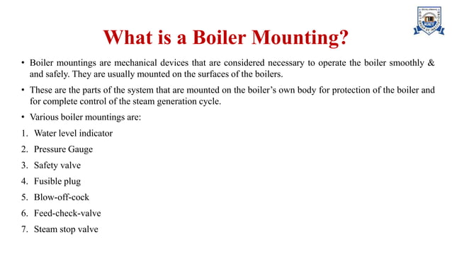 Boilers: classification, performance parameters, Draught and its calculations, | PPTX ...