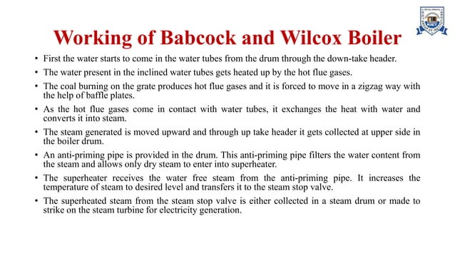 Boilers: classification, performance parameters, Draught and its ...