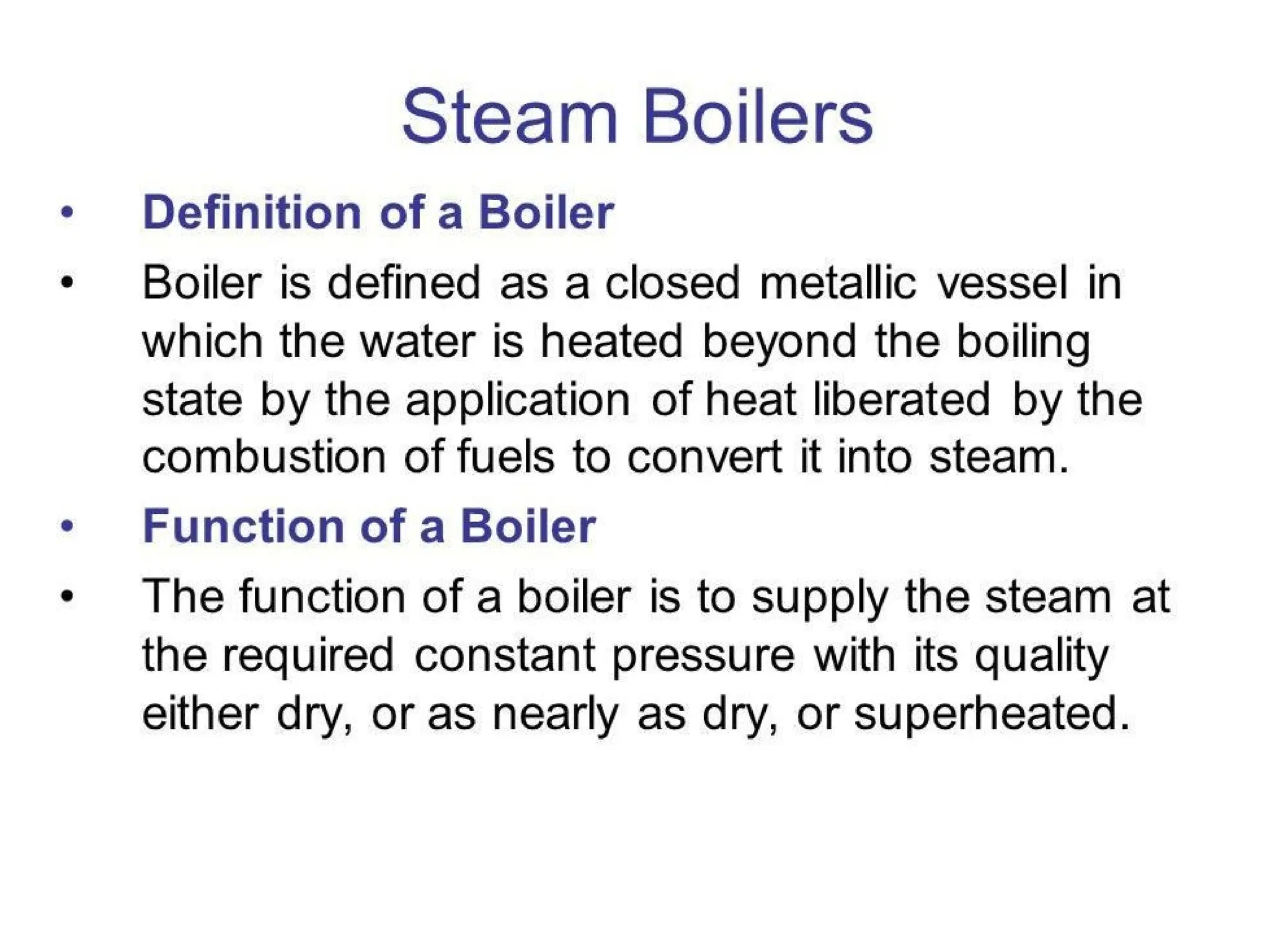 Steam Generator Boilers.pptx Notes Thermodynamics | PPTX