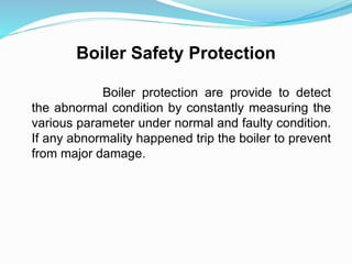 Boiler safety protection | PPTX