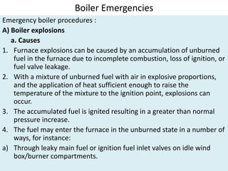 boiler turbine emergency | PPTX