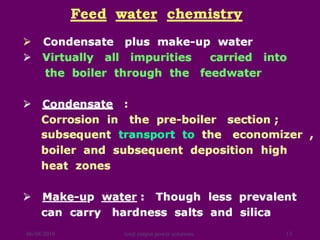 Boiler Water Chemistry for Large PF Fired Boilers in TPS. | PDF