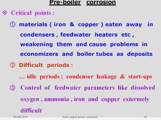Boiler Water Chemistry for Large PF Fired Boilers in TPS. | PDF