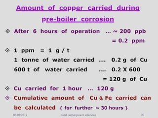 Boiler Water Chemistry for Large PF Fired Boilers in TPS. | PDF