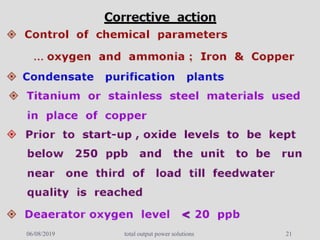 Boiler Water Chemistry for Large PF Fired Boilers in TPS. | PDF