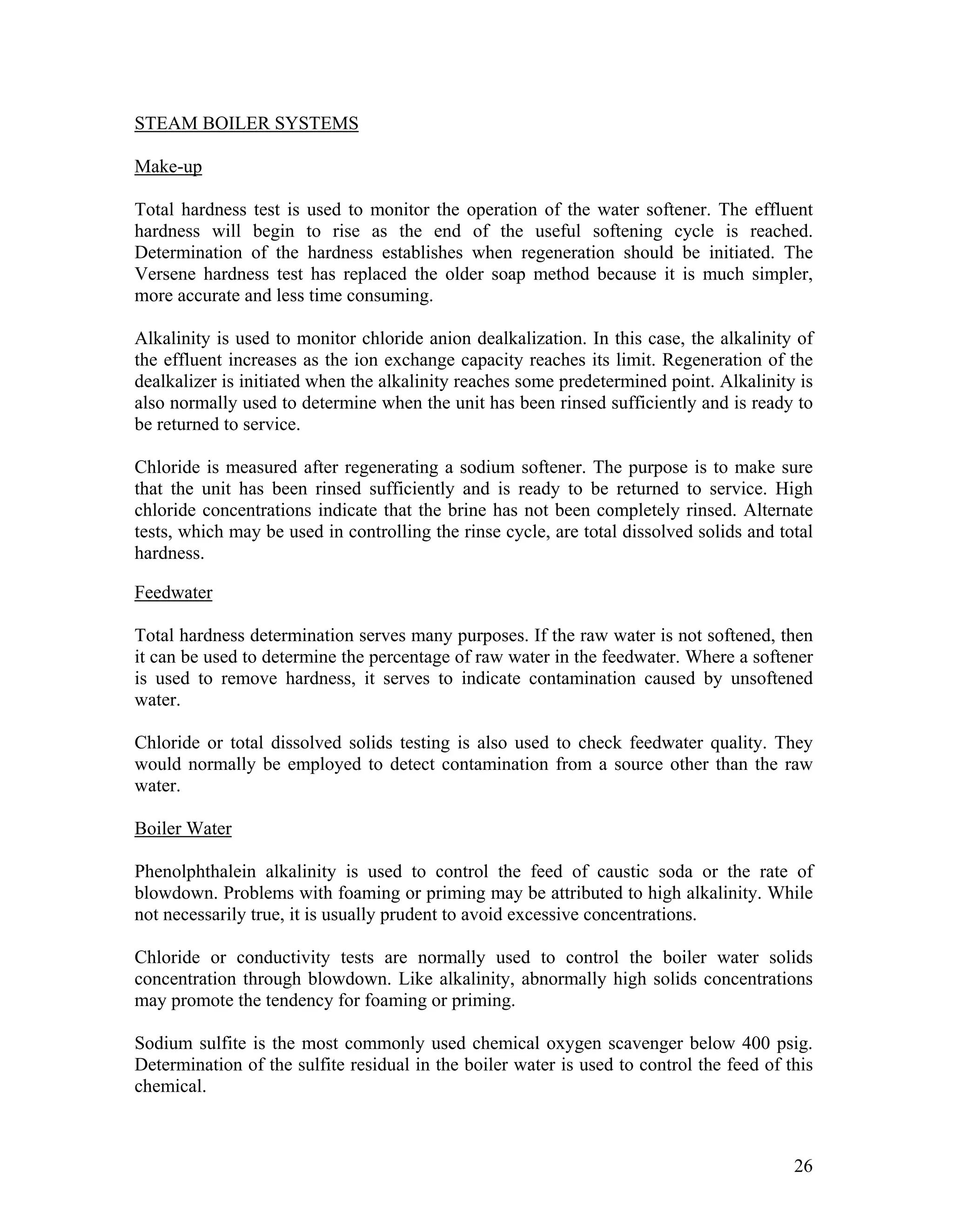 Boiler water quality requirements abma | PDF