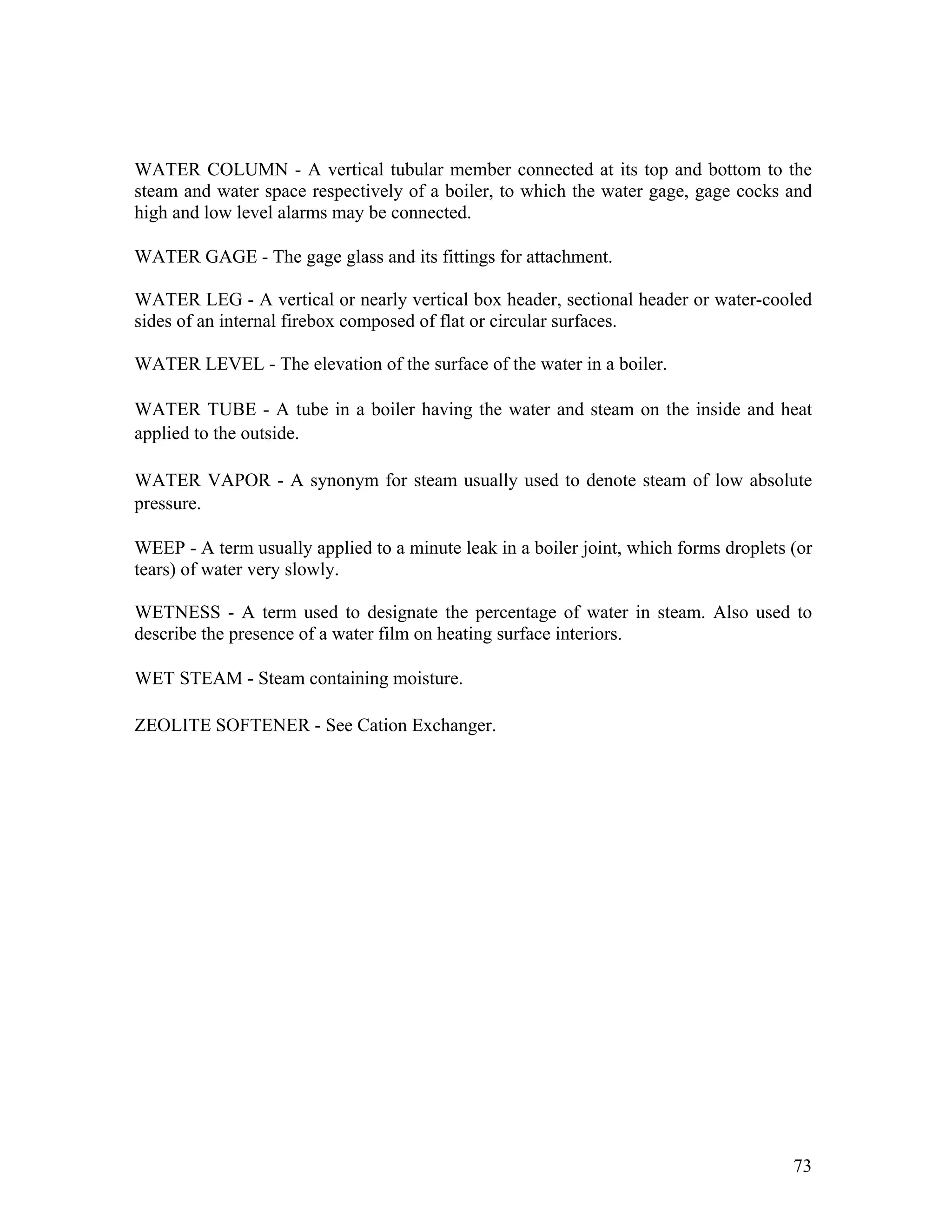 Boiler water quality requirements abma | PDF