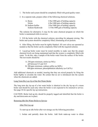 Boiler water quality requirements abma | PDF