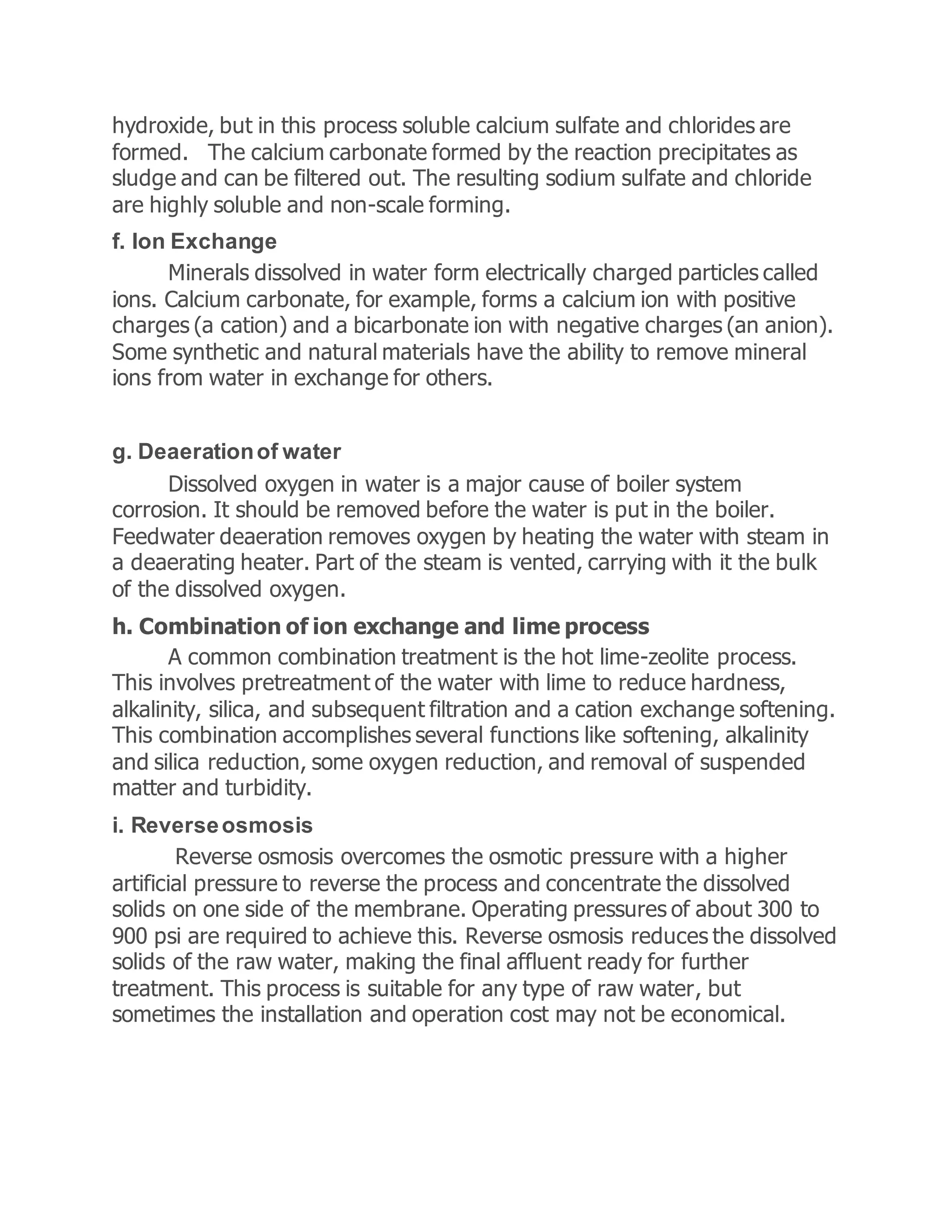 Boiler water testing | DOCX