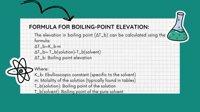 BOILING-POINT ELEVATION/ CHEMISTRY/ ELEVATION | PPTX
