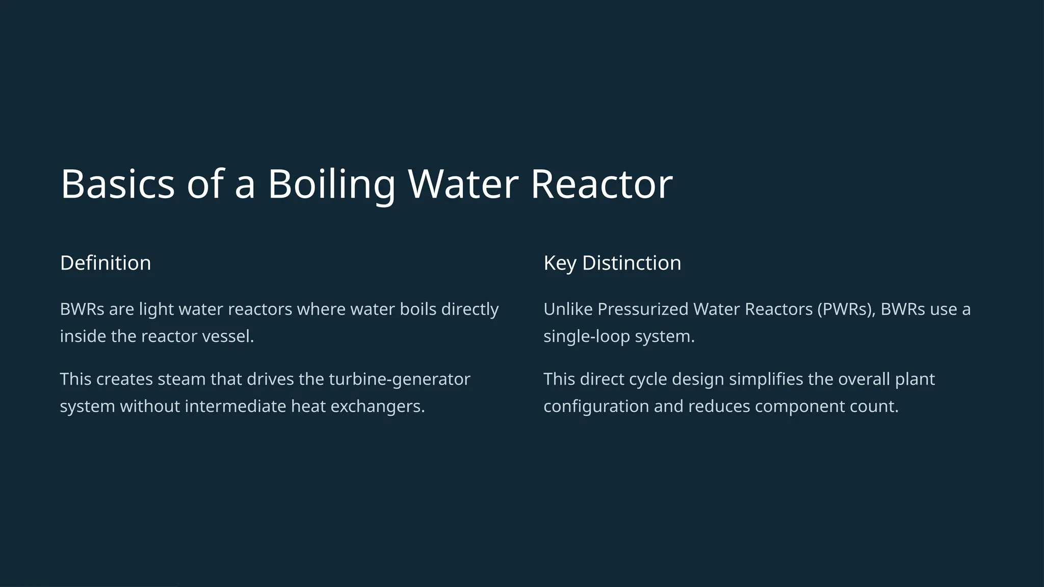 Boiling Water Reactor Training - comprehensive training on Boiling ...