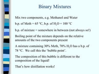 Boiling a mixture along with txy diagram | PPT