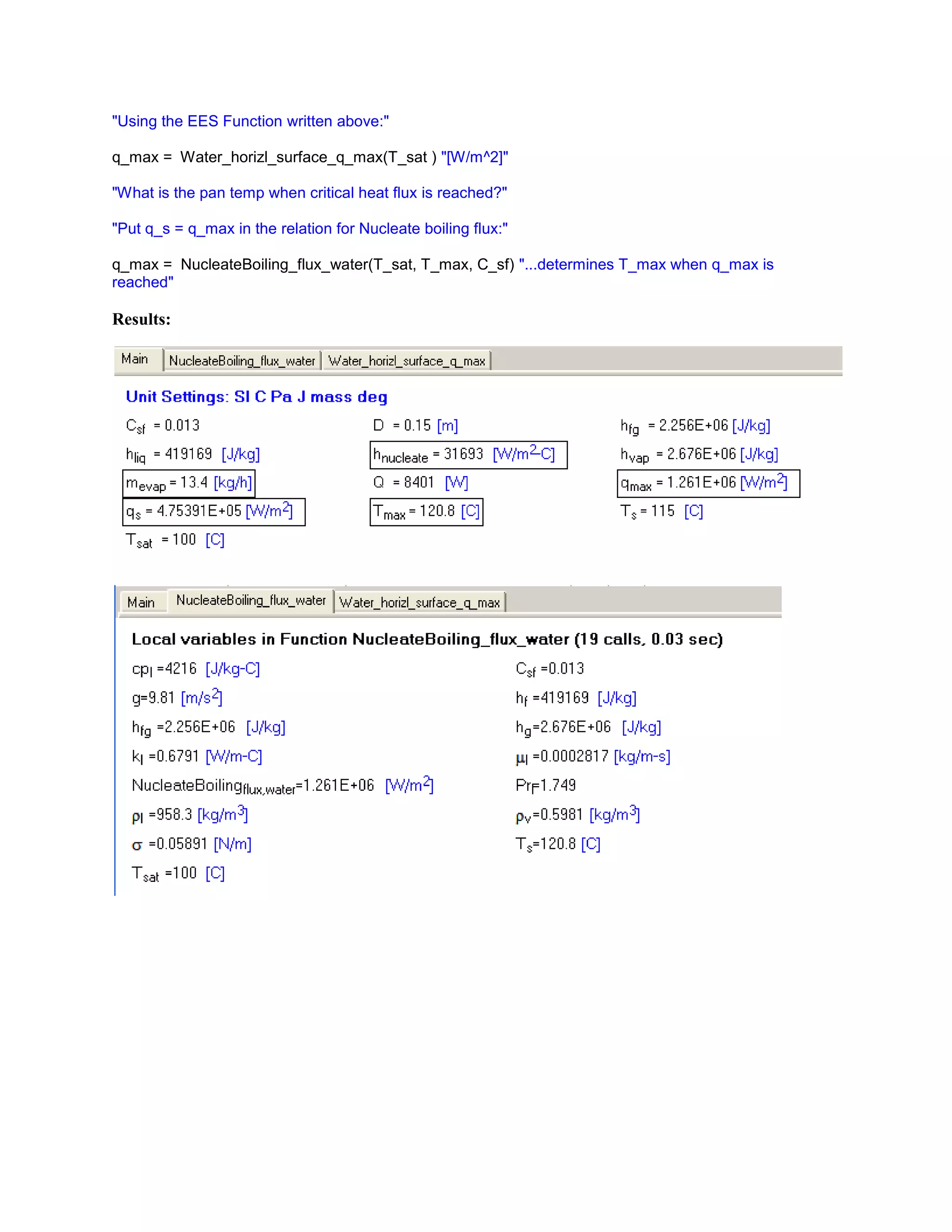 Boiling and Condensation heat transfer -- EES Functions and Procedures ...