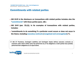 Boilinggaap - IAS 24 revised | PPT