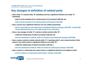 Boilinggaap - IAS 24 revised | PPT