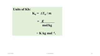 Solutions | Boiling point elevation | Chemistry Class 12 | By. Mrs ...