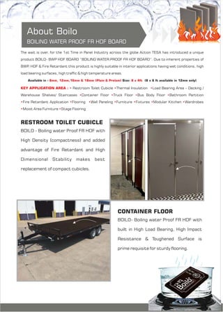 BOILO-Boiling Water Proof HDF | PDF