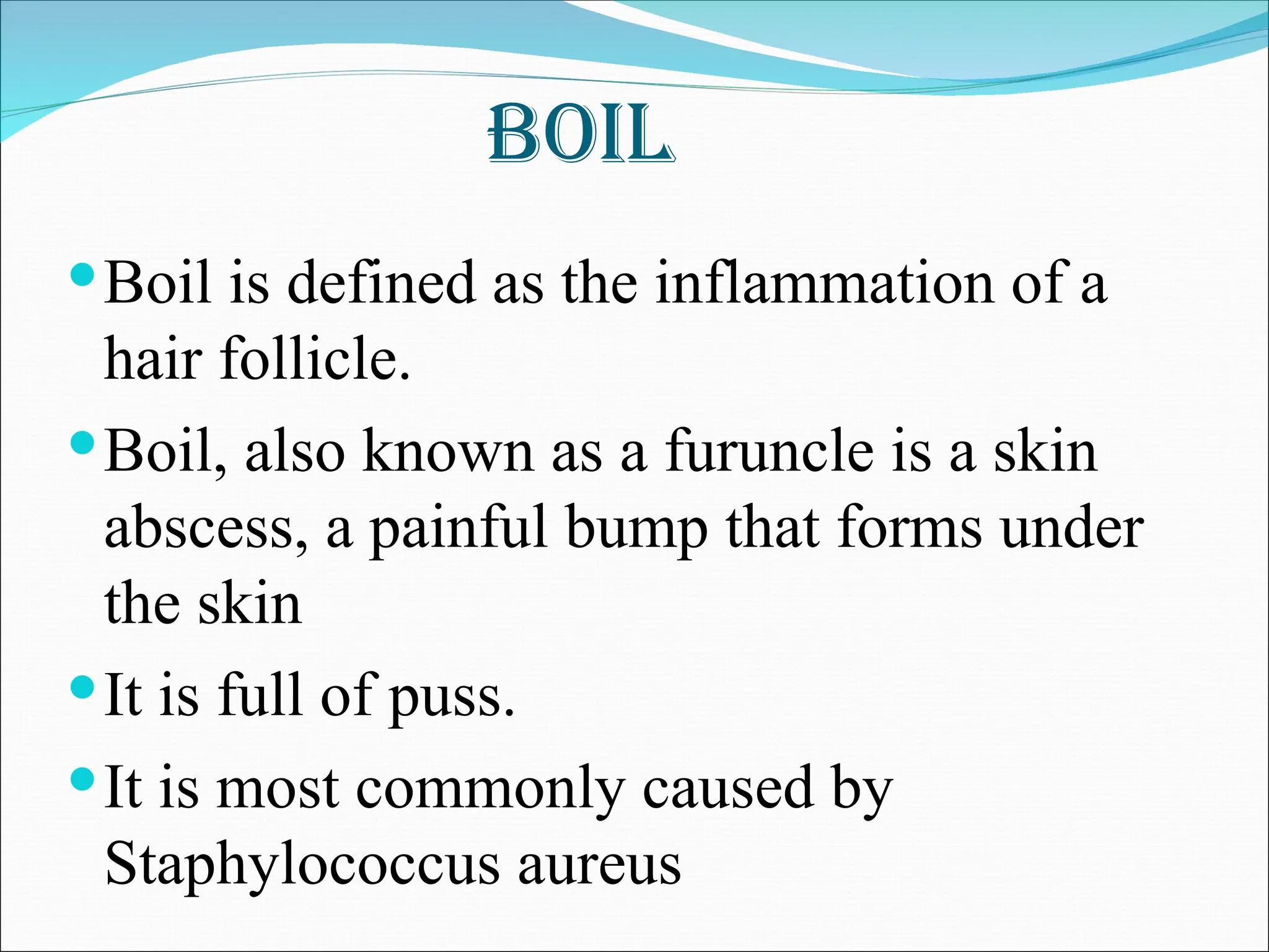 Nursing presentation on Boils and carbuncles.ppt