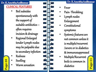 Boils or furuncle by Dr.K.AmrithaAnilkumar | PPTX