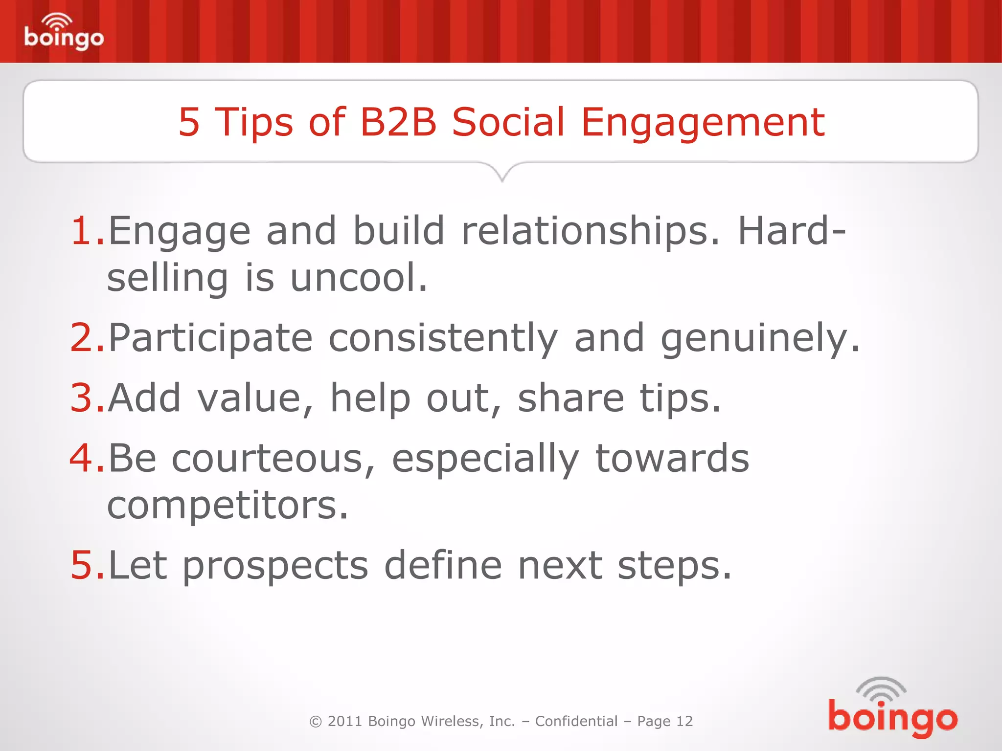 Defining B2B Social Engagement via Corporate-Wide Social Media | PPTX ...
