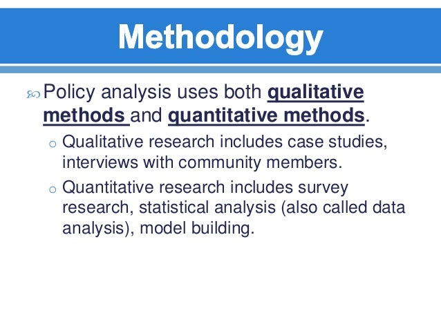 Introduction to Policy Analysis