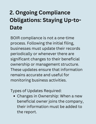 Understanding BOIR: Your Guide to Beneficial Ownership | PDF