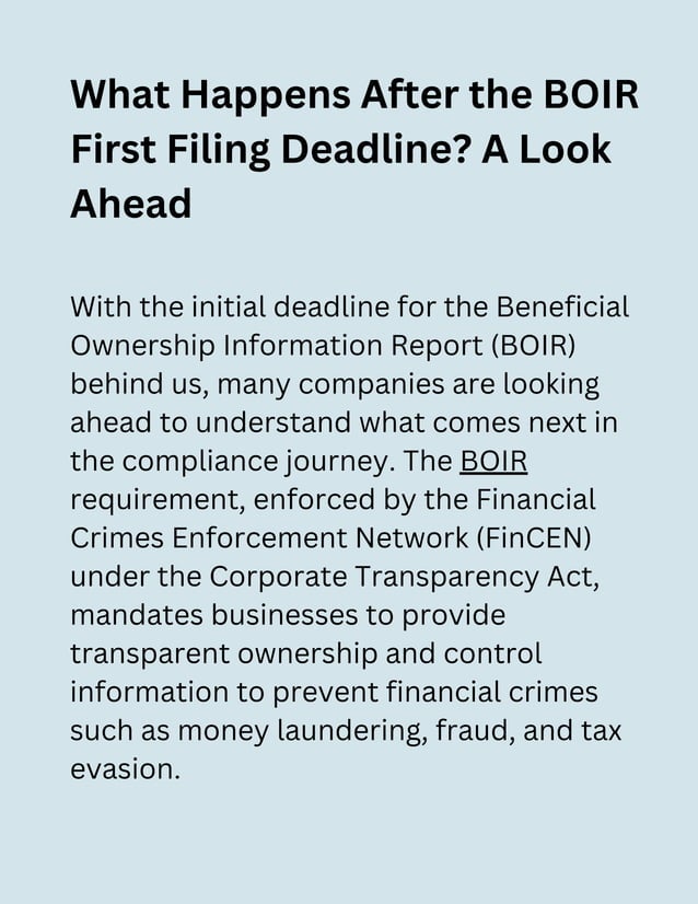 Understanding BOIR: Your Guide to Beneficial Ownership | PDF
