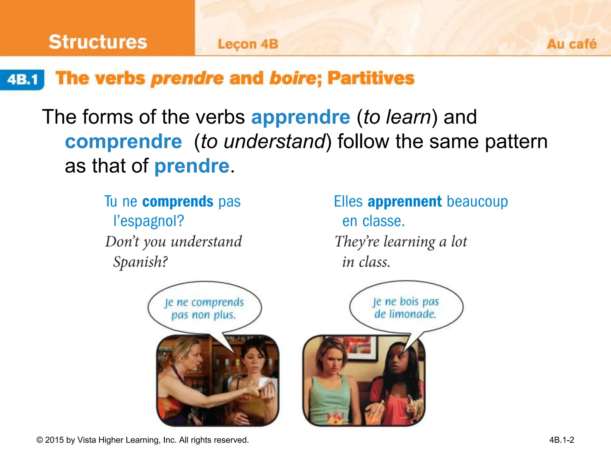 verbe boire et verbe prendre et partitifs.ppt